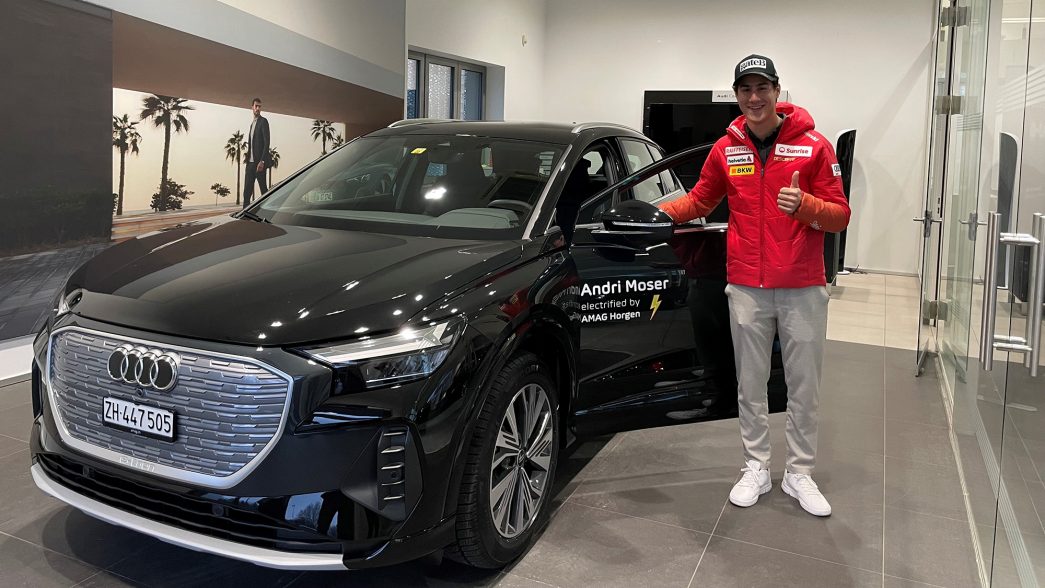 AMAG Horgen wird Sponsoring-Partner von Skirennfahrer Andri Moser